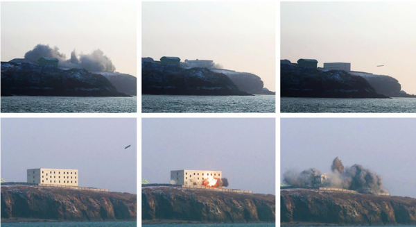 김정은 서해 장거리 전략순항미사일 발사훈련 참관..."핵억제력 정상점검·과시 목적"